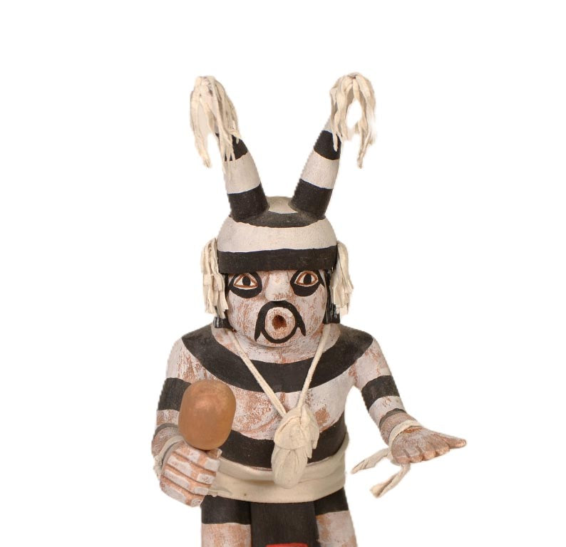 Hopi Kachina Koshare Clown By Andrew Grover – Antique American Indian Art