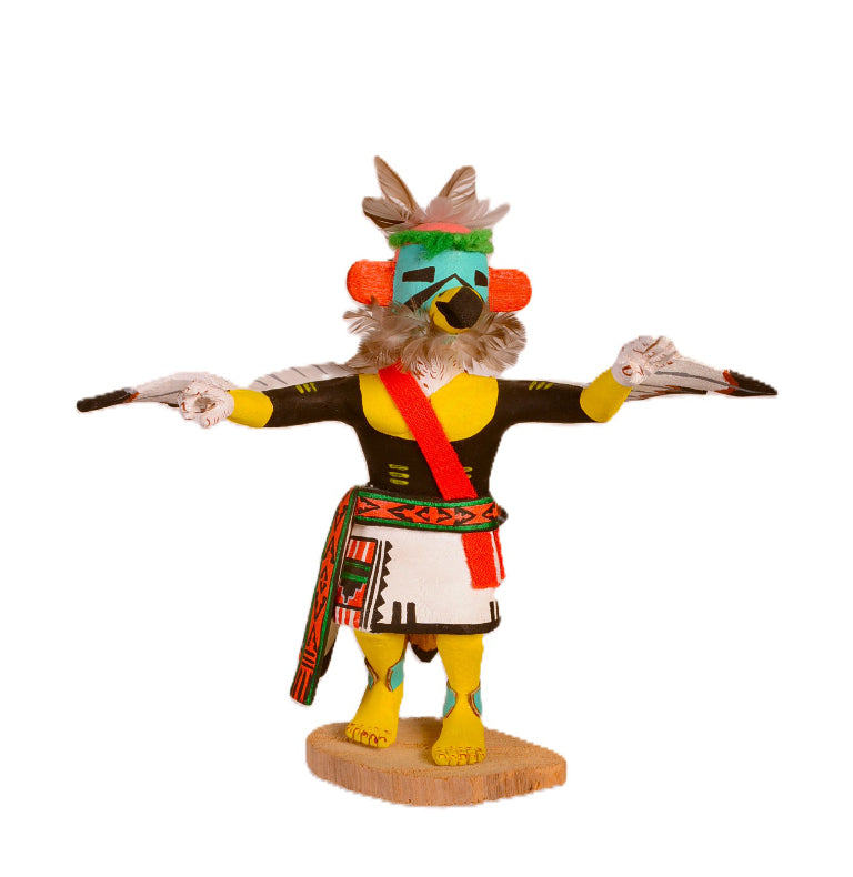 Hopi Pueblo Eagle Dancer Kachina Doll – Antique American Indian Art